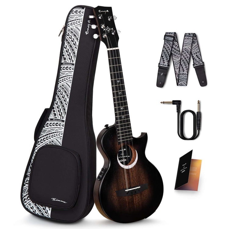 ENYA TAIMANE SIGNATURE MOON 5-STRING TENOR UKULELE